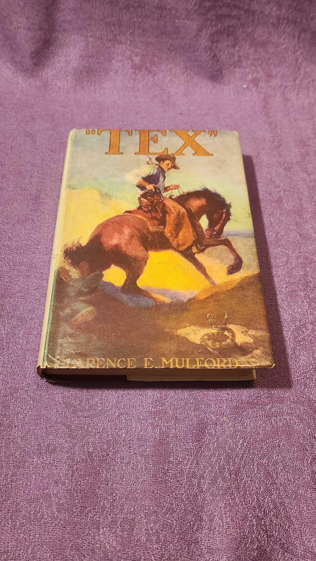 Tex, by Clarence E. Mulford, Hardcover Book, 1922 - Etsy