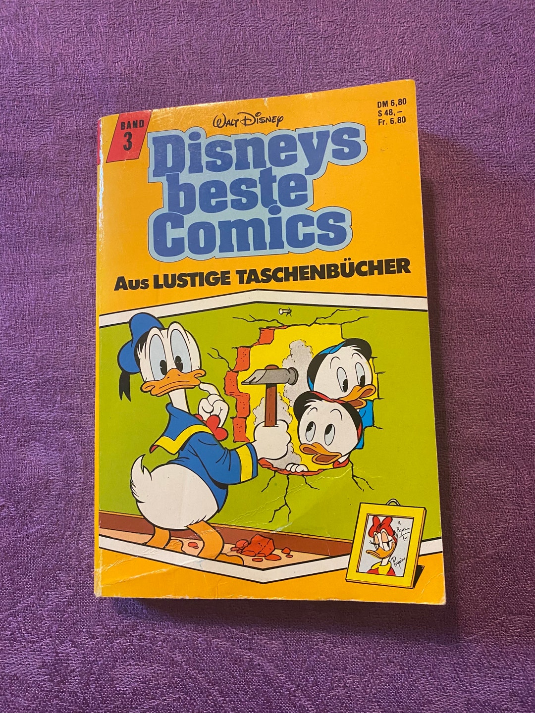 Walt Disneys, Donald Duck Comic Book, Written in German, Aus Lustige ...