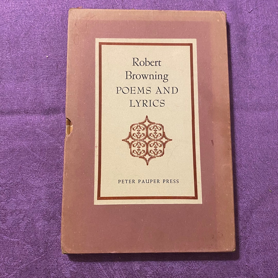Robert Browning Poems and Lyrics, Peter Pauper Press, Hardcover Book ...