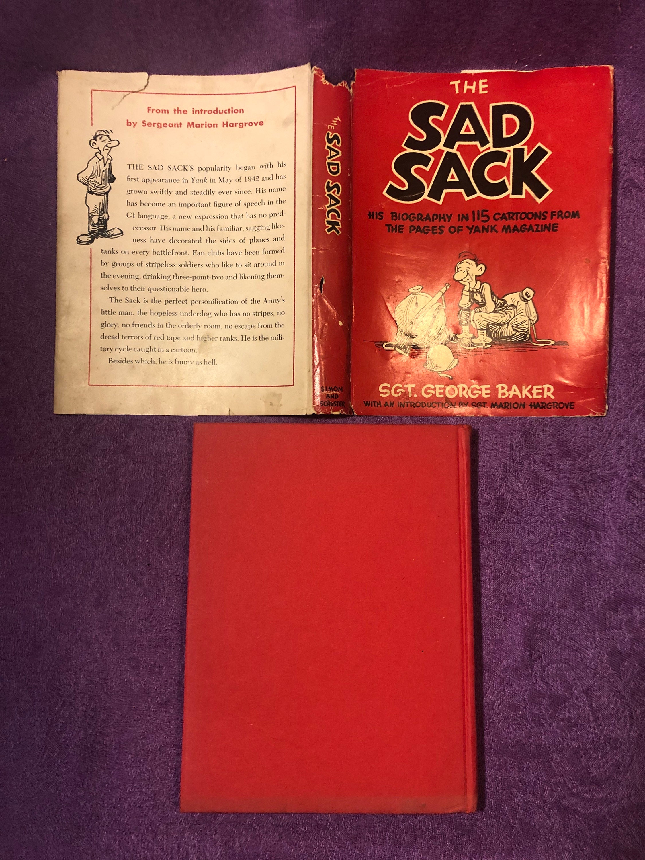 The Sad Sack, by Sergeant George Baker, First Edition, Hardcover Book ...