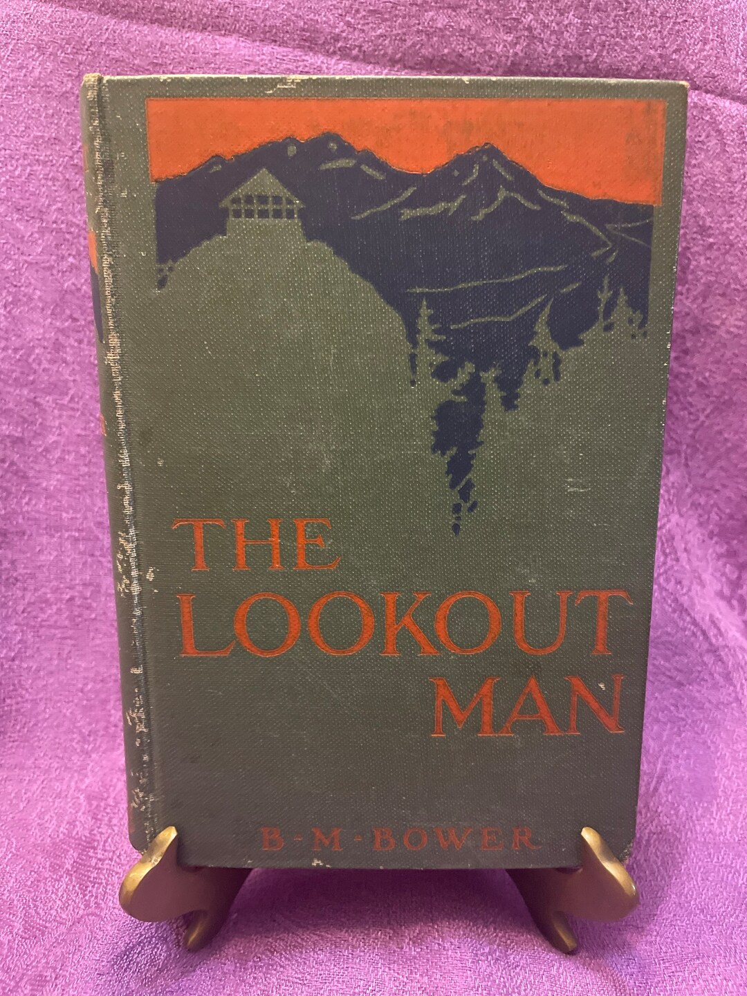 The Lookout Man, by B. M. Bower, First Edition Hardcover Book, 1917 - Etsy