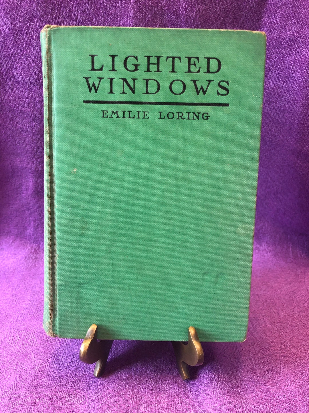 Lighted Windows, by Emilie Loring, Hardcover Book, 1931, Vintage ...