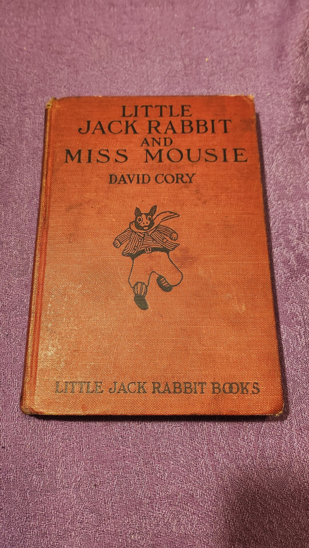 Little Jack Rabbit and Miss Mousie, by David Cory, Hardcover Book, 1925 ...