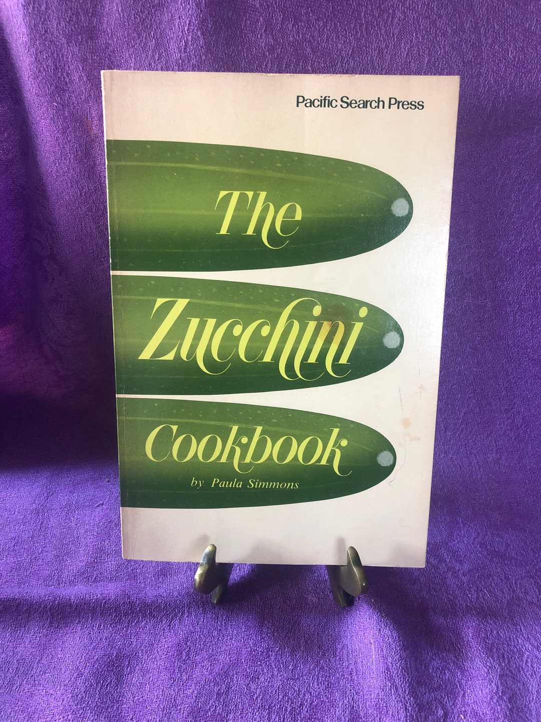 The Zucchini Cookbook, by Paula Simmons, Paperback Book, 1981 - Etsy