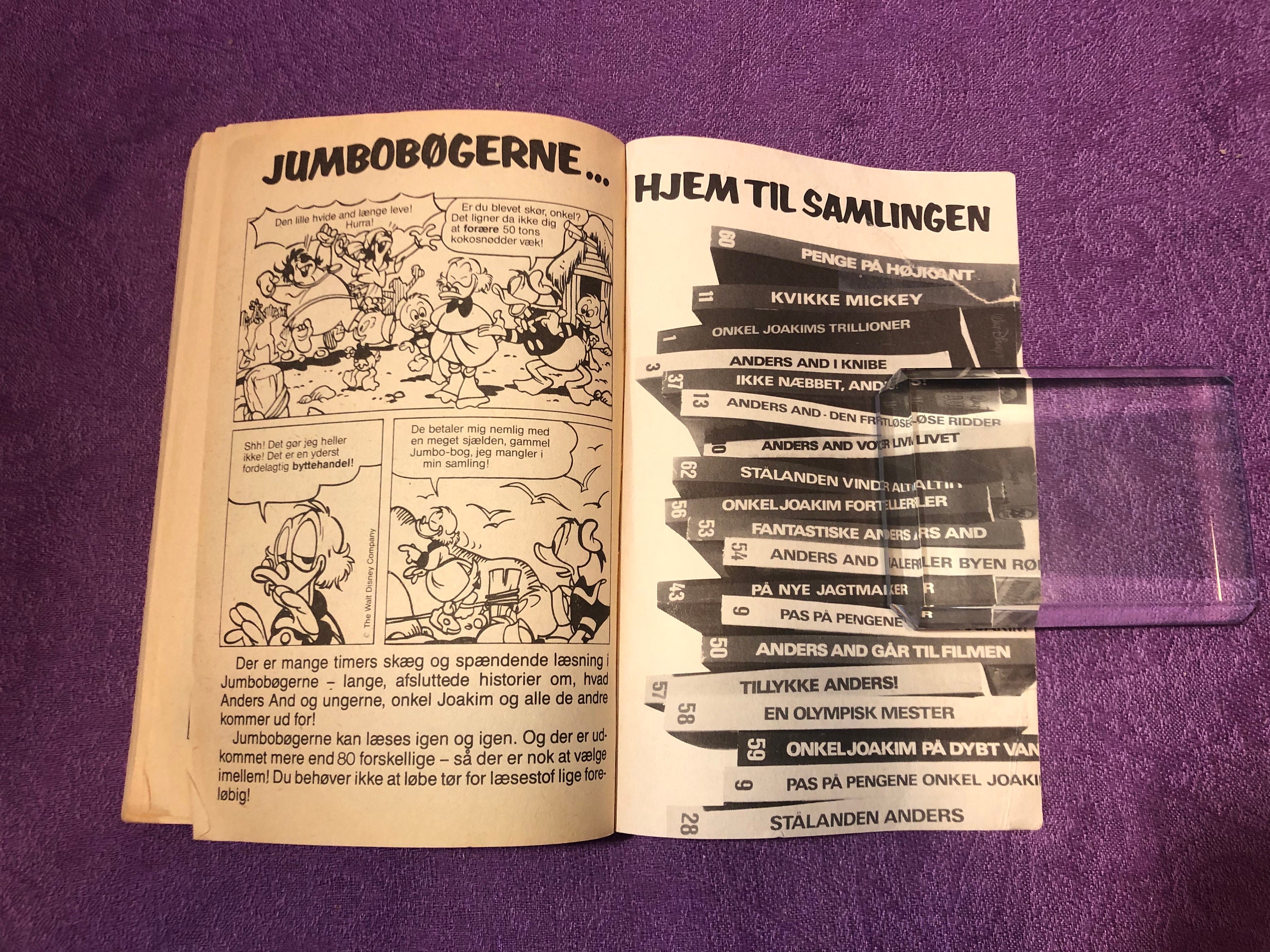 Walt Disneys, Donald Duck Comic Book, Written in German, Anders And ...