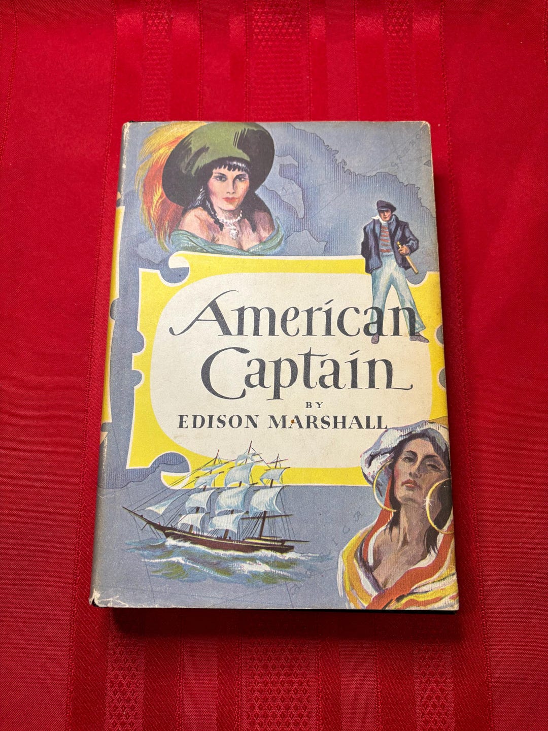 American Captain, by Edison Marshall, First Edition, Hardcover Book ...