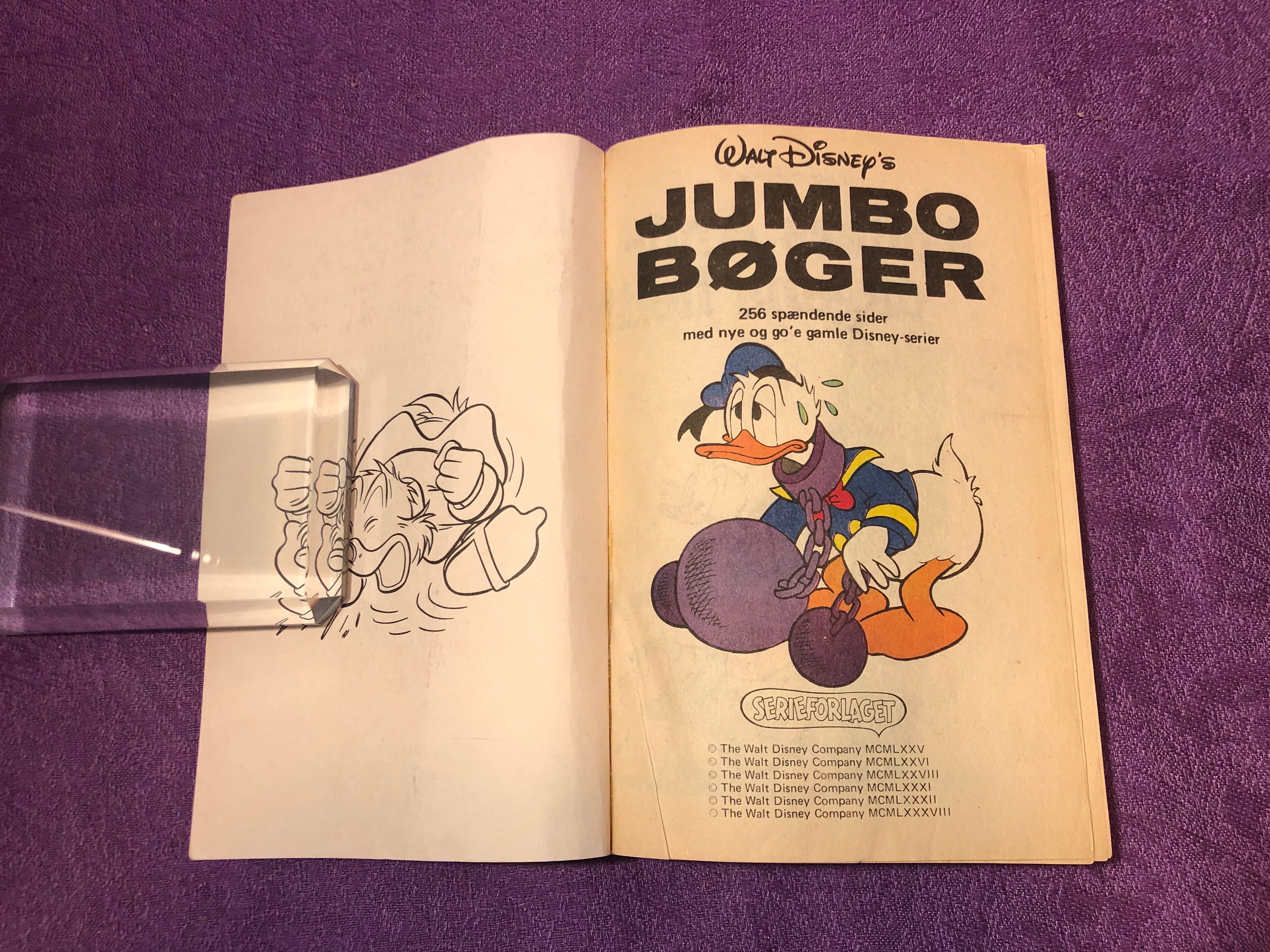 Walt Disneys, Donald Duck Comic Book, Written in German, Anders And ...