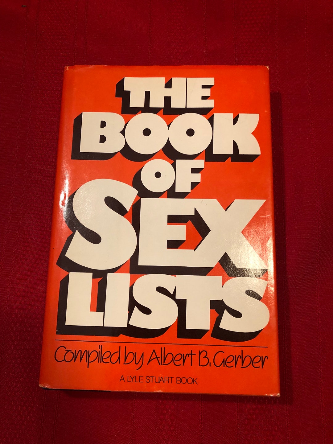 The Book Of Sex Lists Compiled By Albert B Gerber Stated First Edition Hardcover Book 1981 