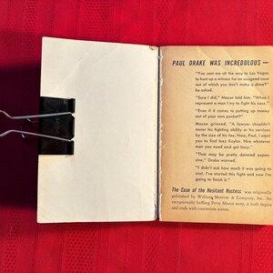 The Case of the Hesitant Hostess, A Perry Mason Mystery, by Erle ...