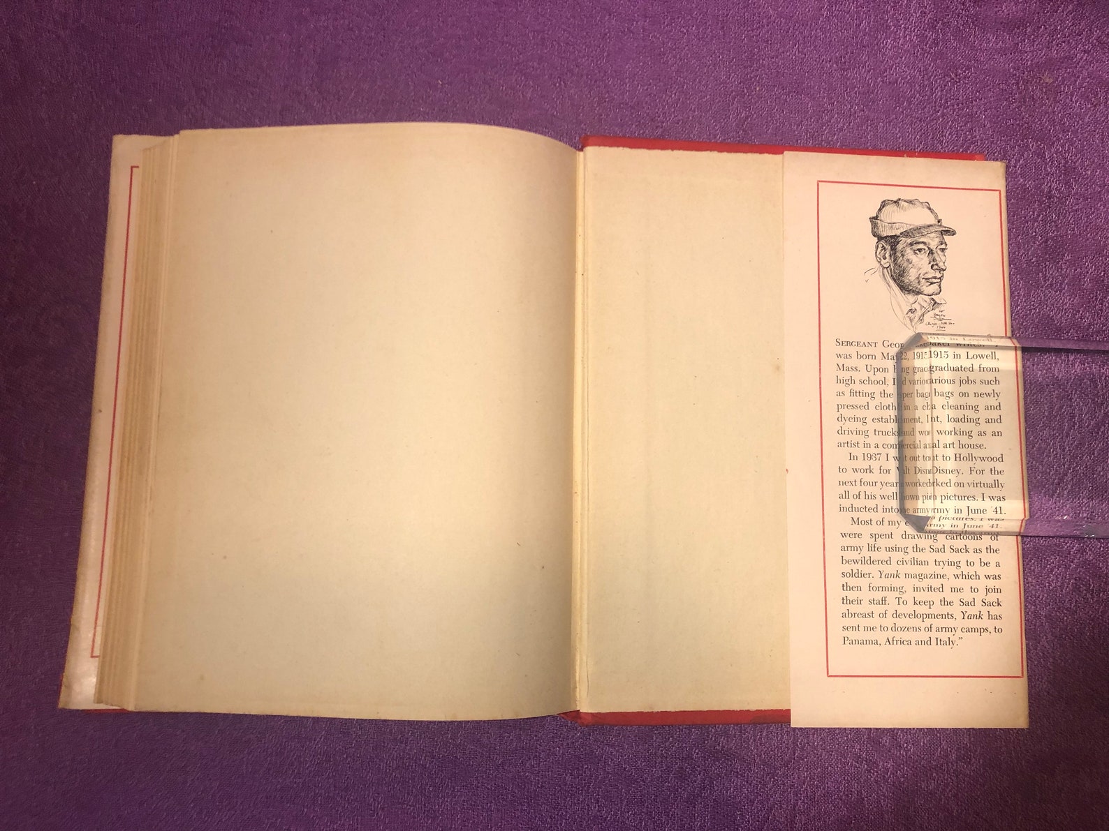 The Sad Sack, by Sergeant George Baker, First Edition, Hardcover Book ...