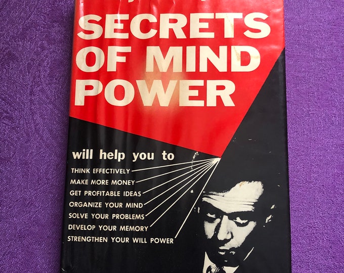 Secrets of Mind Power, by Harry Lorayne, First Edition, Hardcover Book ...