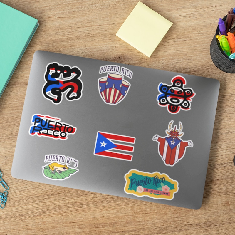 Puerto Rico Stickers - Etsy