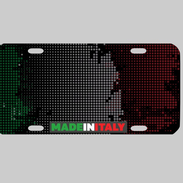 Italian Custom License Plate - Etsy