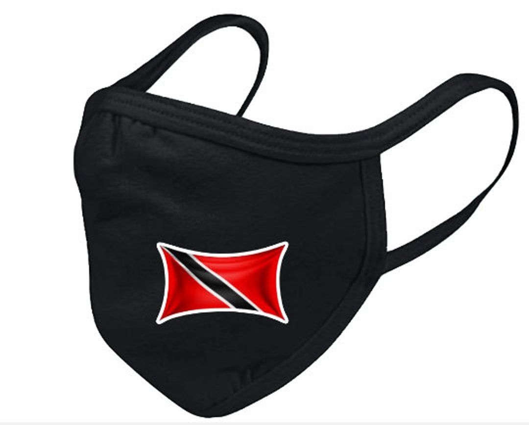 Trinidad & Tobago Flag Adult Reusable 2-layer Cotton Breathable Face ...