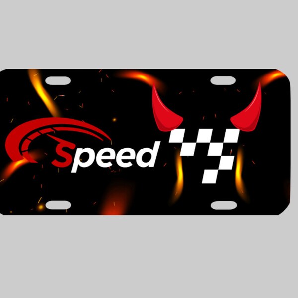 Demon License Plate - Etsy