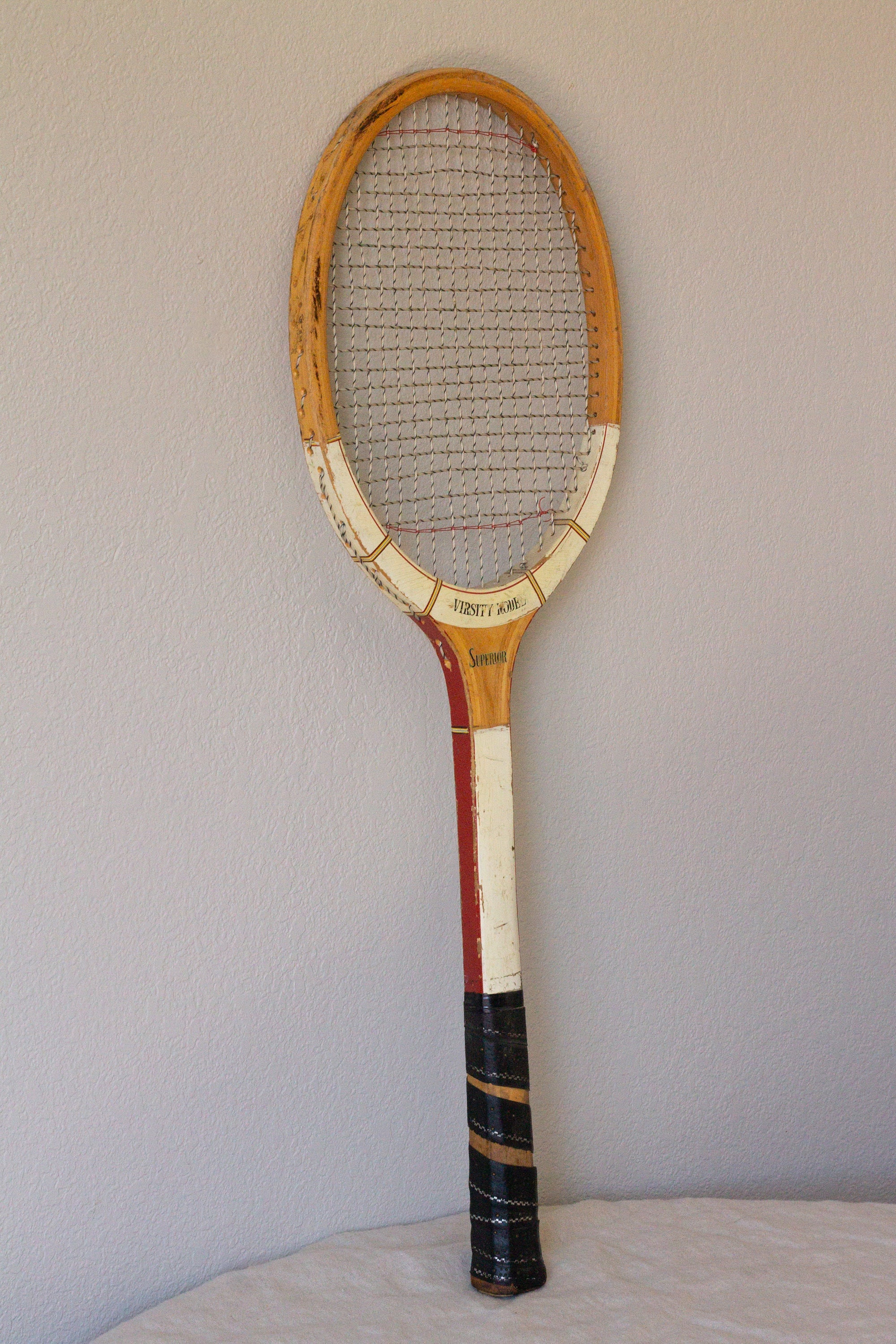 Vintage Tennis Rackets for Display Retro Sports Decor - Etsy