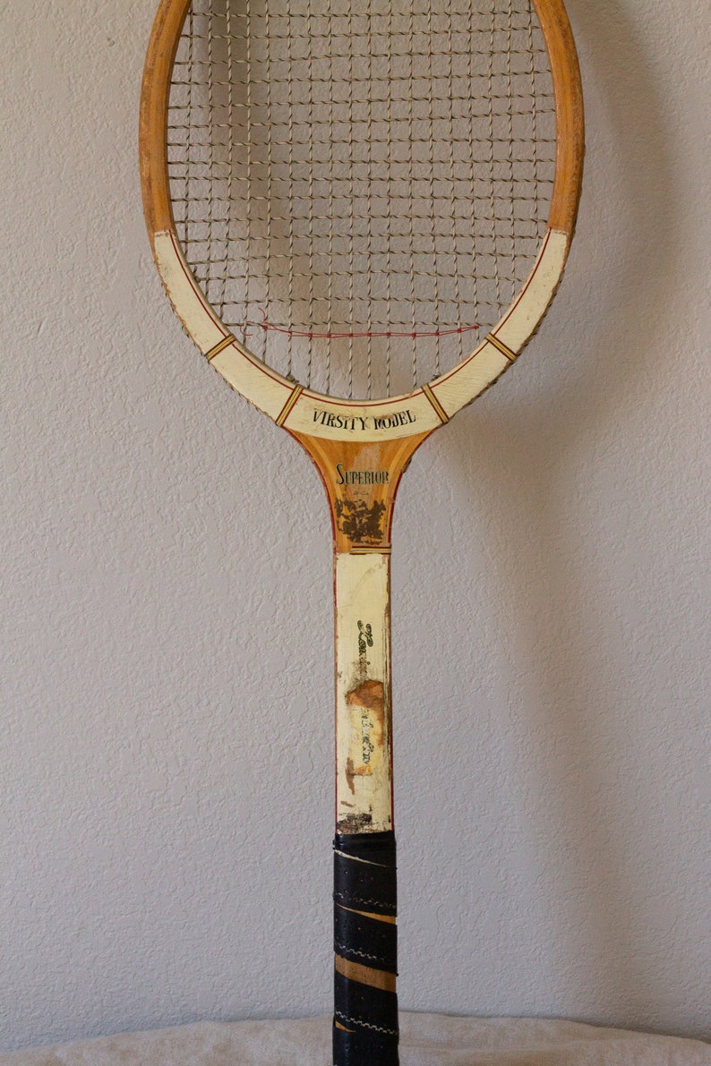 Vintage Tennis Rackets for Display Retro Sports Decor - Etsy