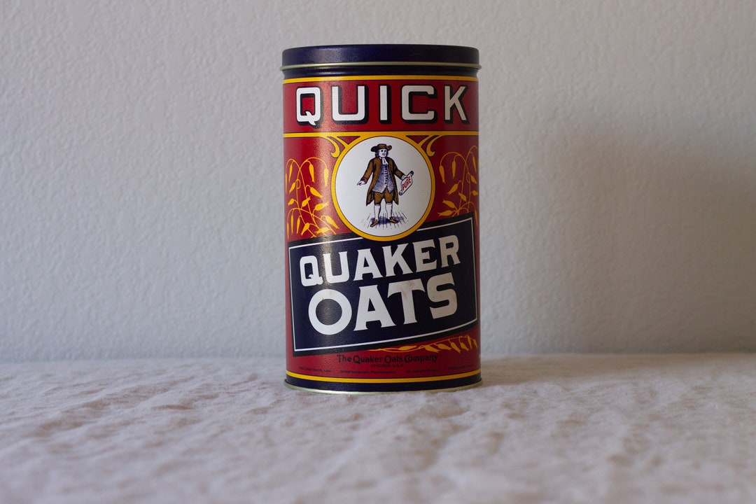 Vintage Quaker Oats Tin 1922 Quaker Oats Tin Replica Unique/vintage ...