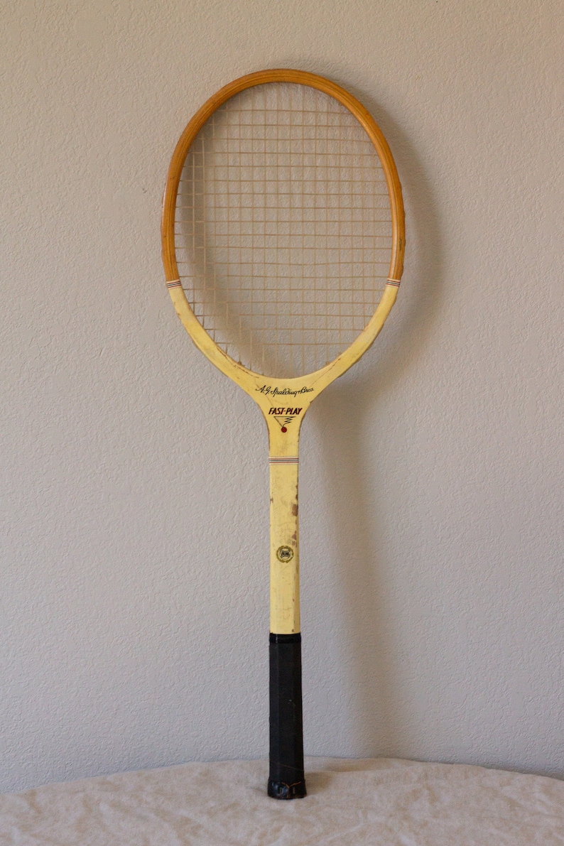 Vintage Tennis Rackets for Display Retro Sports Decor - Etsy