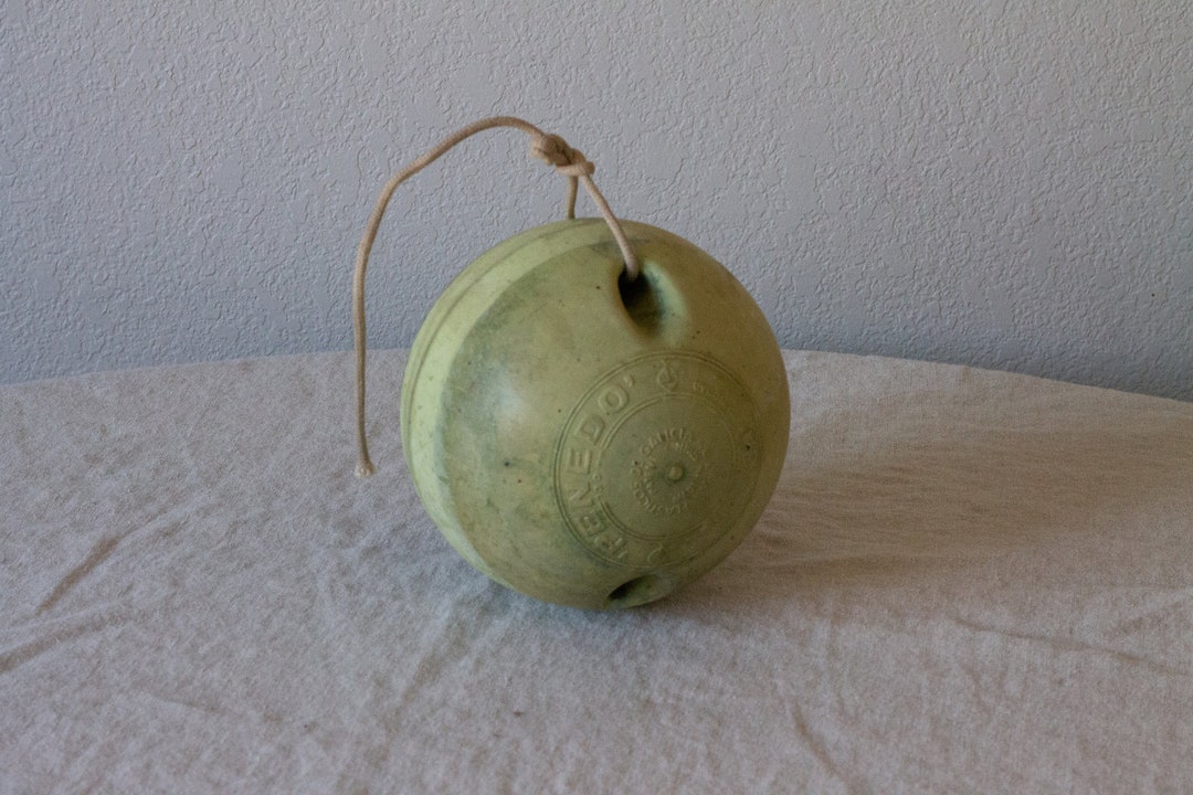 Vintage Green Fishing Buoy Made in Spain Vintage Nautical Fishing Decor ...