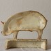 Antique Cast Iron Pig Door Stop Farmhouse Kitchen Cottage Pig Decor - Etsy