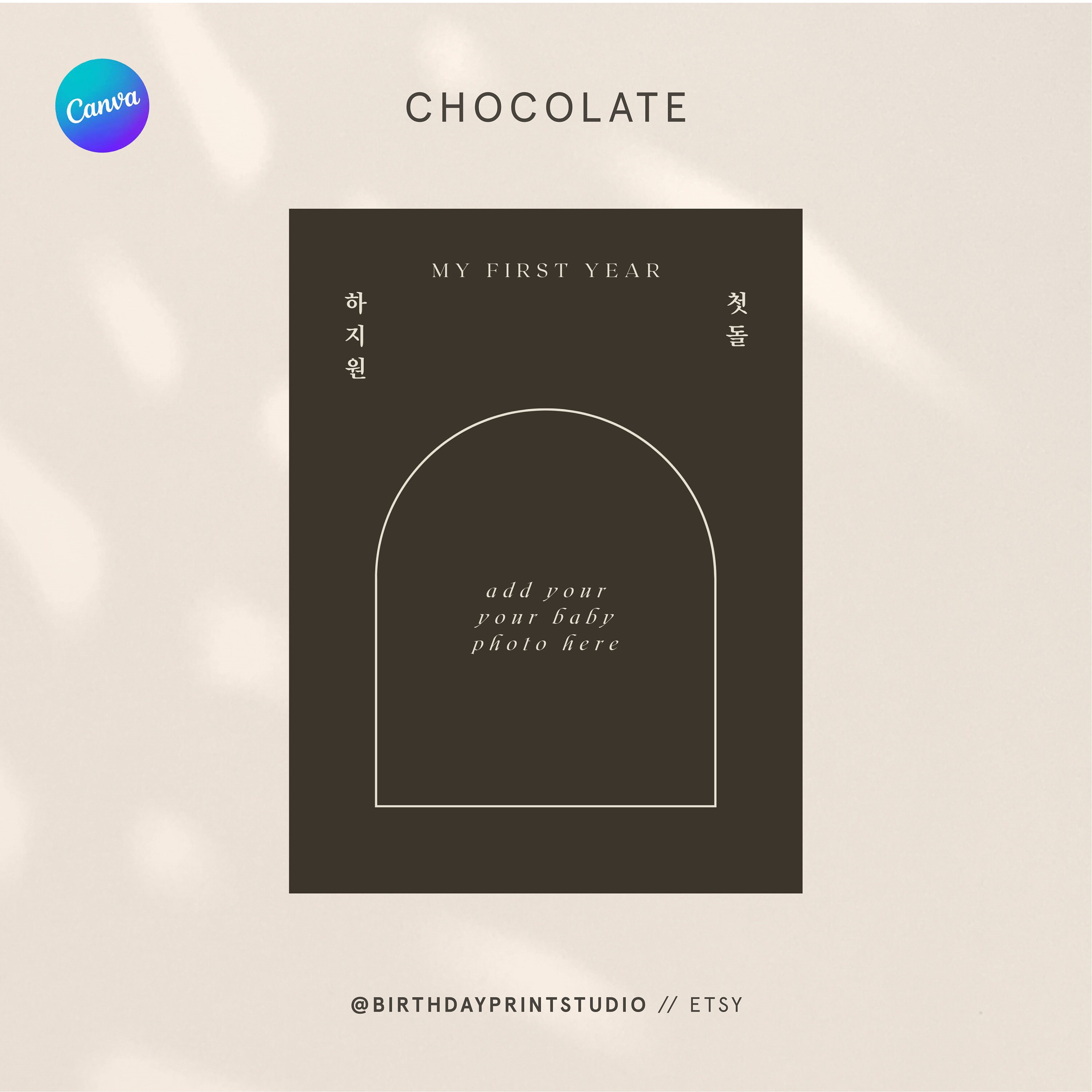Canva Editable Birthday Arch Poster, 100 First Days Birthday, Birthday ...