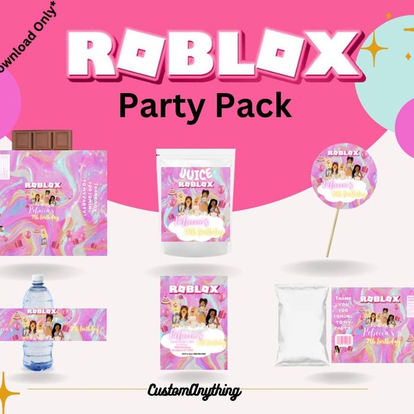 Roblox Party Decorations - Etsy
