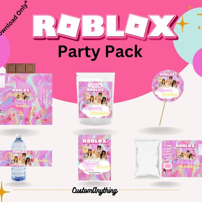 Roblox Party Supplies - Etsy