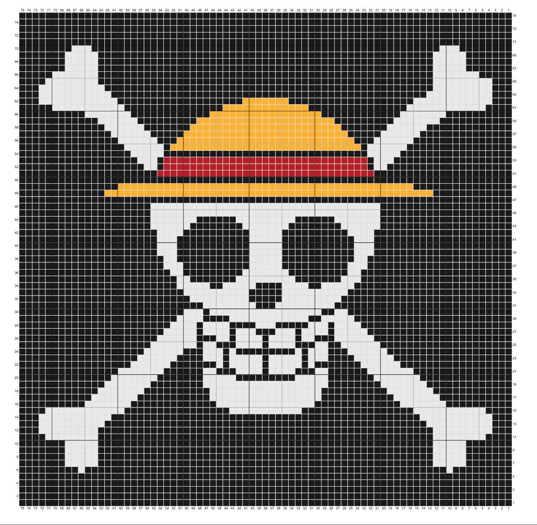 PILLOW SIZE One Piece Inspired Pattern - Etsy