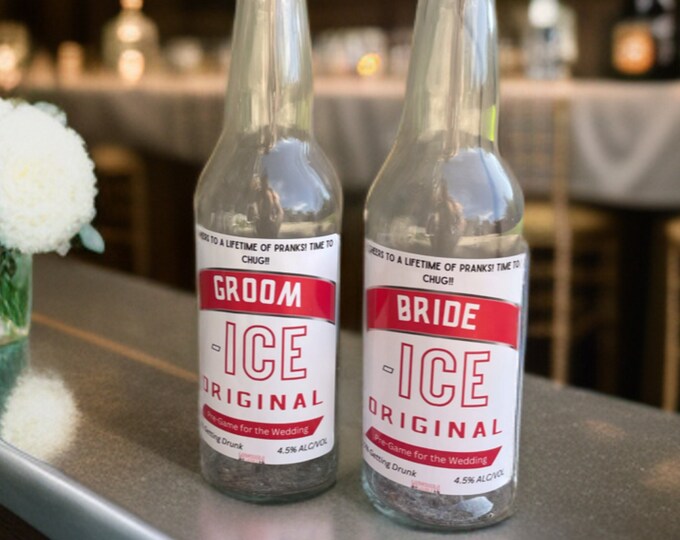 Custom Smirnoff Ice Labels Prank Gift Bridal Party Gifts Bachelorette ...