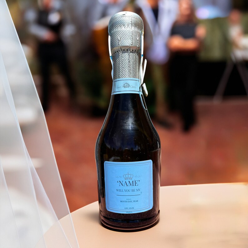 Custom La Marca Mini Prosecco Champagne Labels Personalized Wedding ...