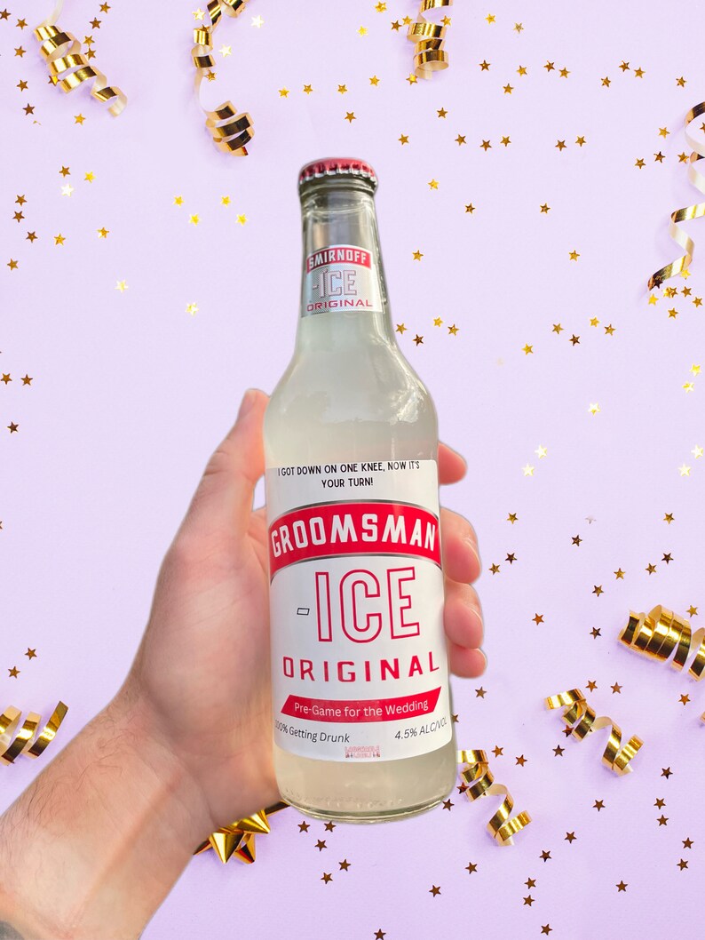 Custom Smirnoff Ice Labels Prank Gift Bridal Party Gifts Bachelorette ...
