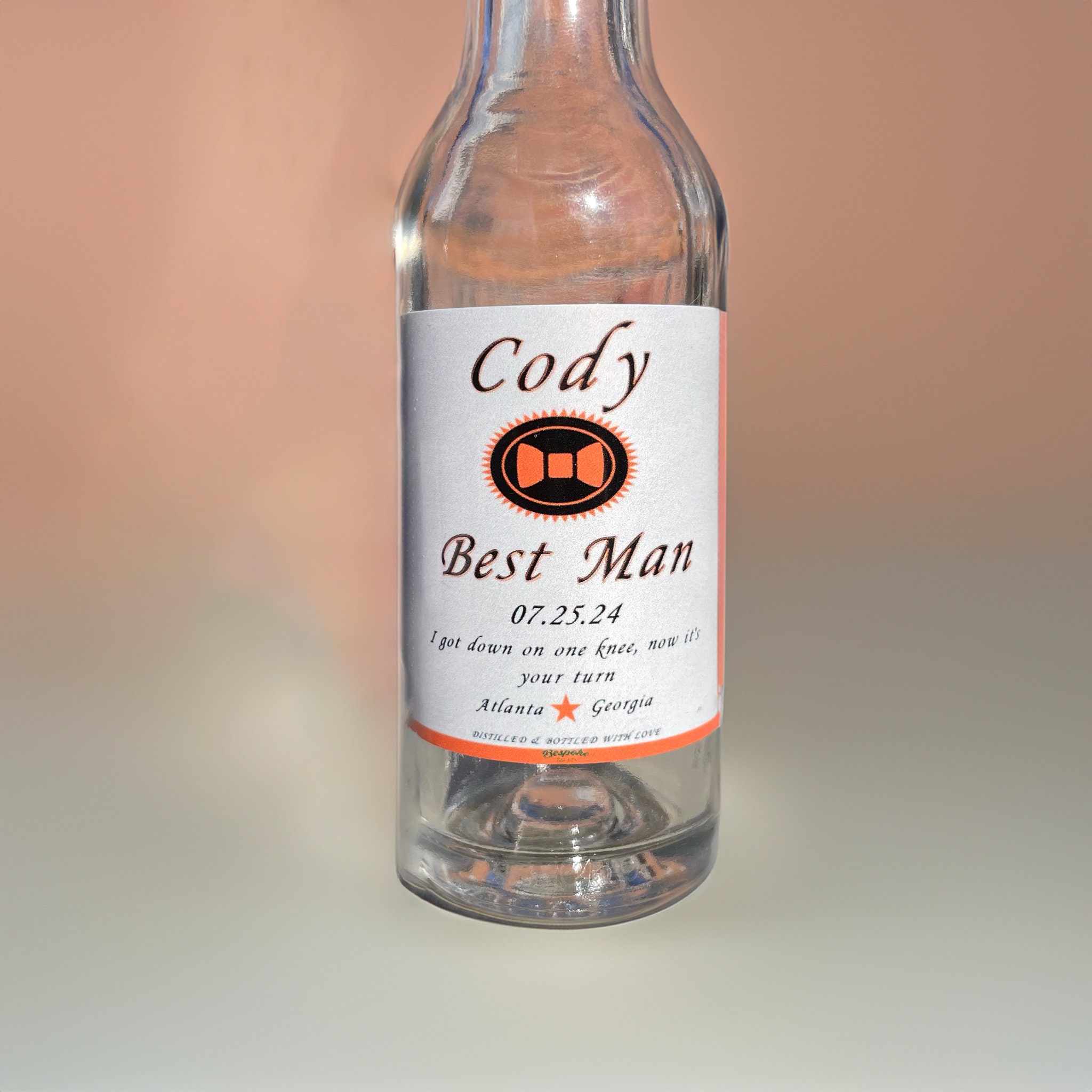 Custom Tito's Vodka 50ml Shooter Bottle Labels Perfect for Special ...