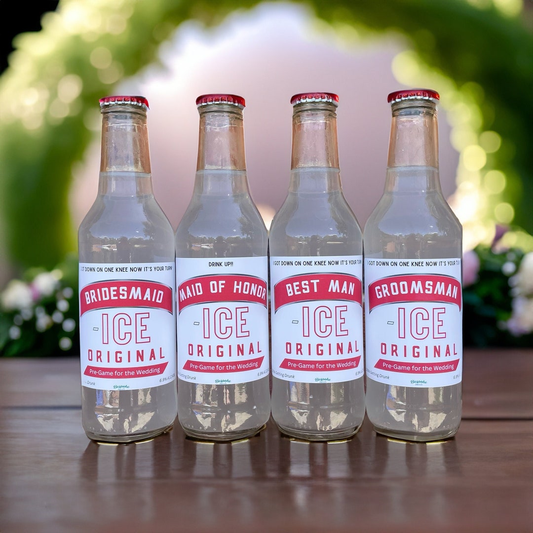 Custom Smirnoff Ice Labels Prank Gift Bridal Party Gifts Bachelorette ...