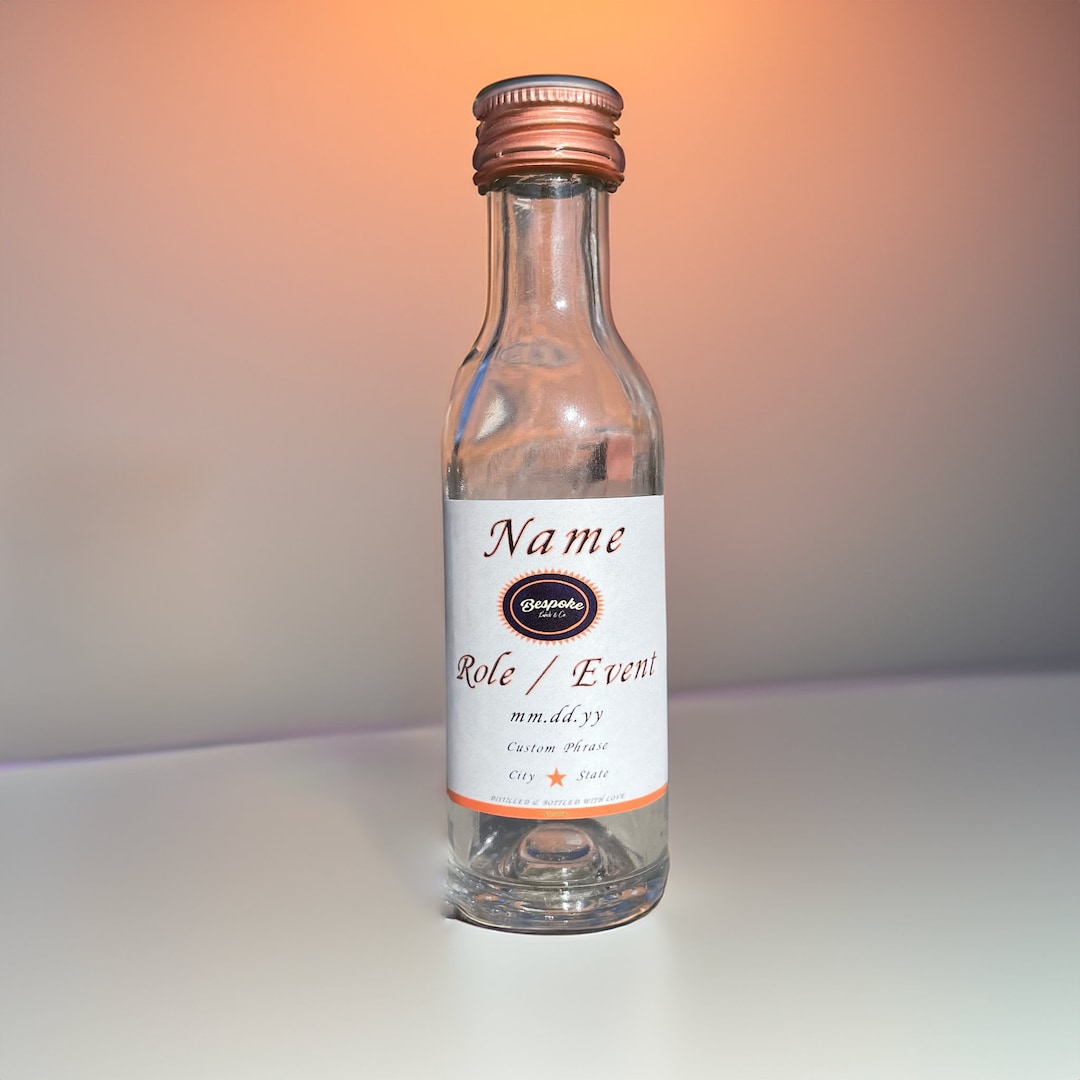 Custom Tito's Vodka 50ml Shooter Bottle Labels | Perfect for Special ...