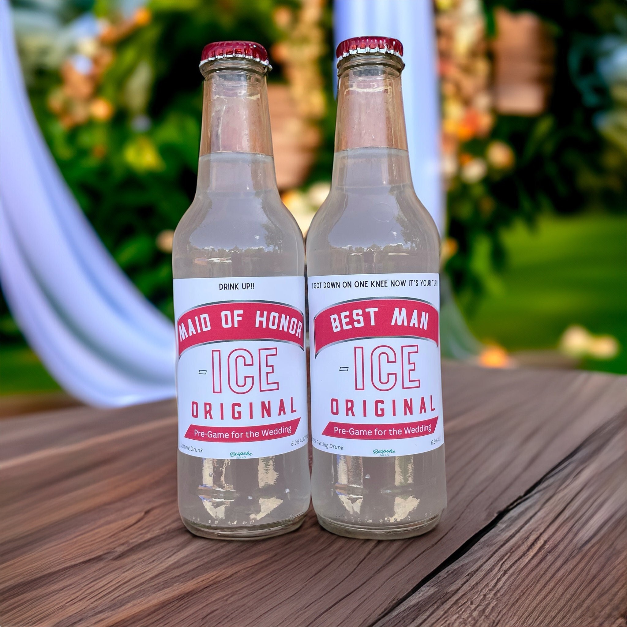 Custom Ice Labels – Personalized Wedding Party Bottle Stickers, Funny ...
