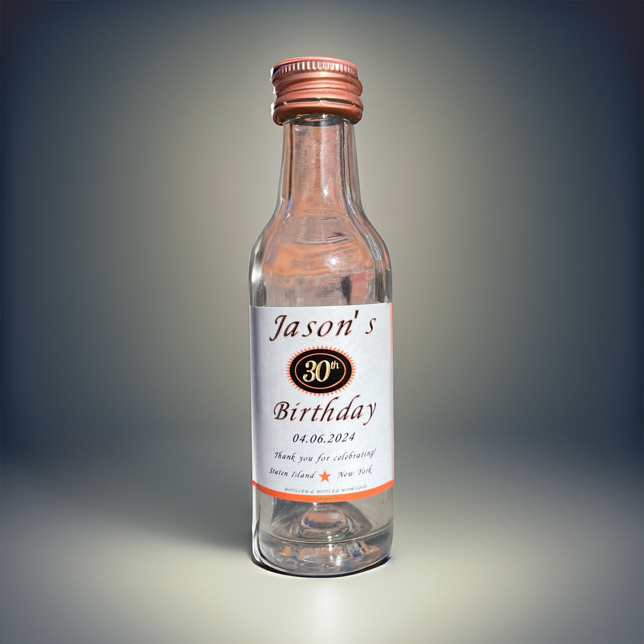 Custom Tito's Vodka 50ml Shooter Bottle Labels Perfect for Special ...