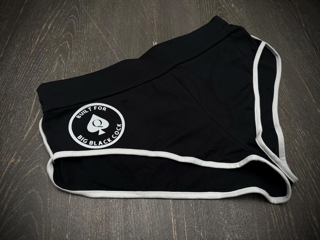 Built for BBC Shorts, Big Black Cock Women's Sporty Booty Shorts, Biker ...