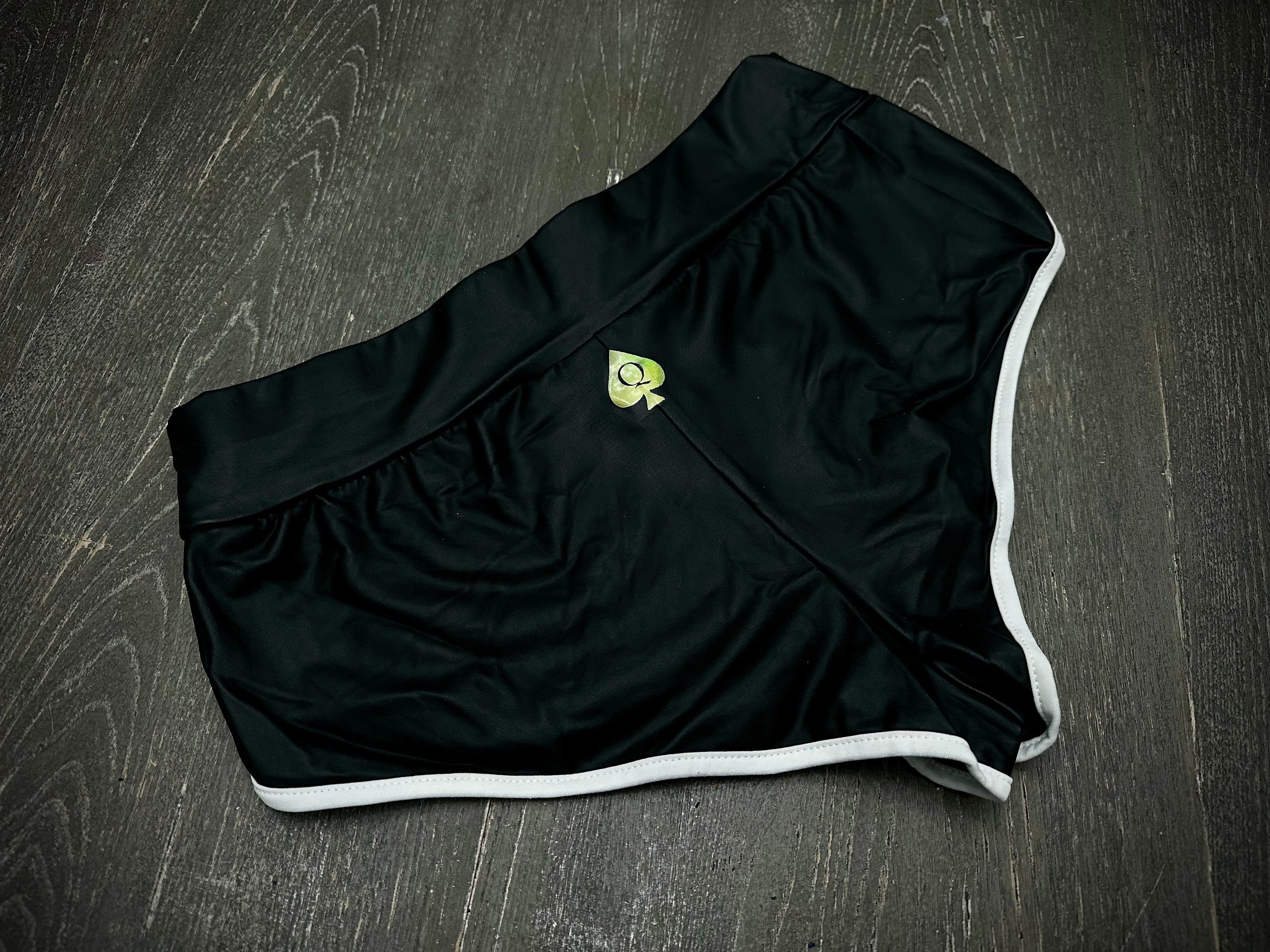 Certified Bull Rider Booty Shorts/lingerie, Queen of Spades Women's ...