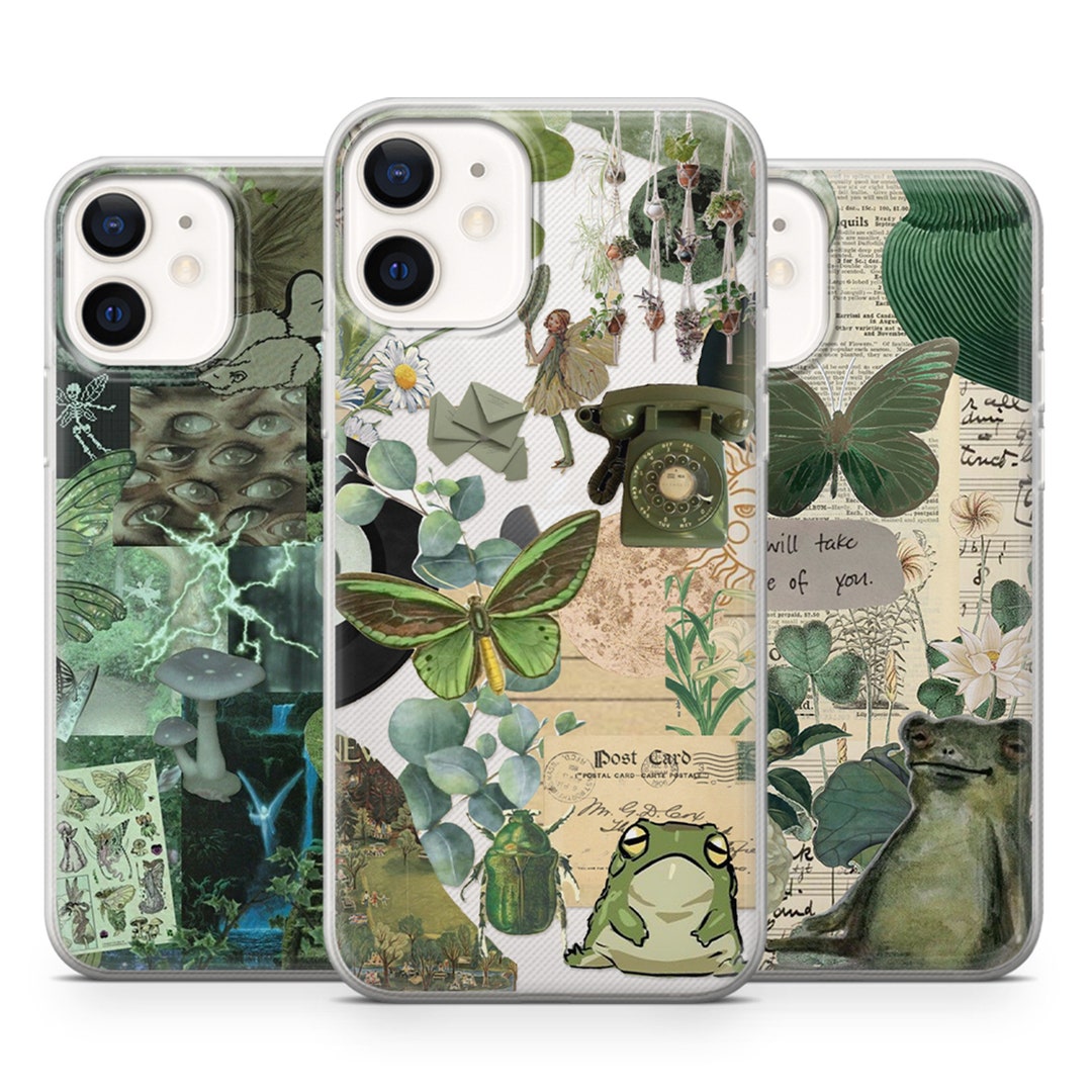Frog Cottage Core Phone Case Fairy Core Cover for iPhone 16 15 14 13 12 ...