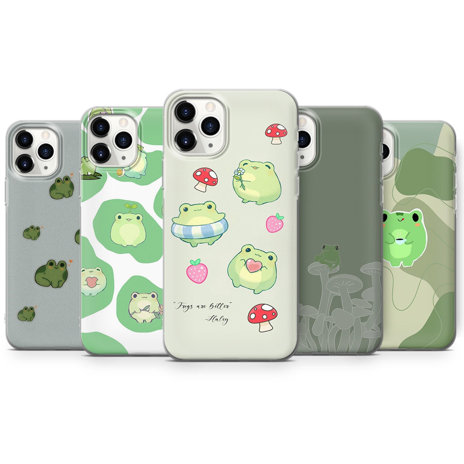 Frog Phone Case Cute Froggy Cover for iPhone 14 13 12 11 - Etsy