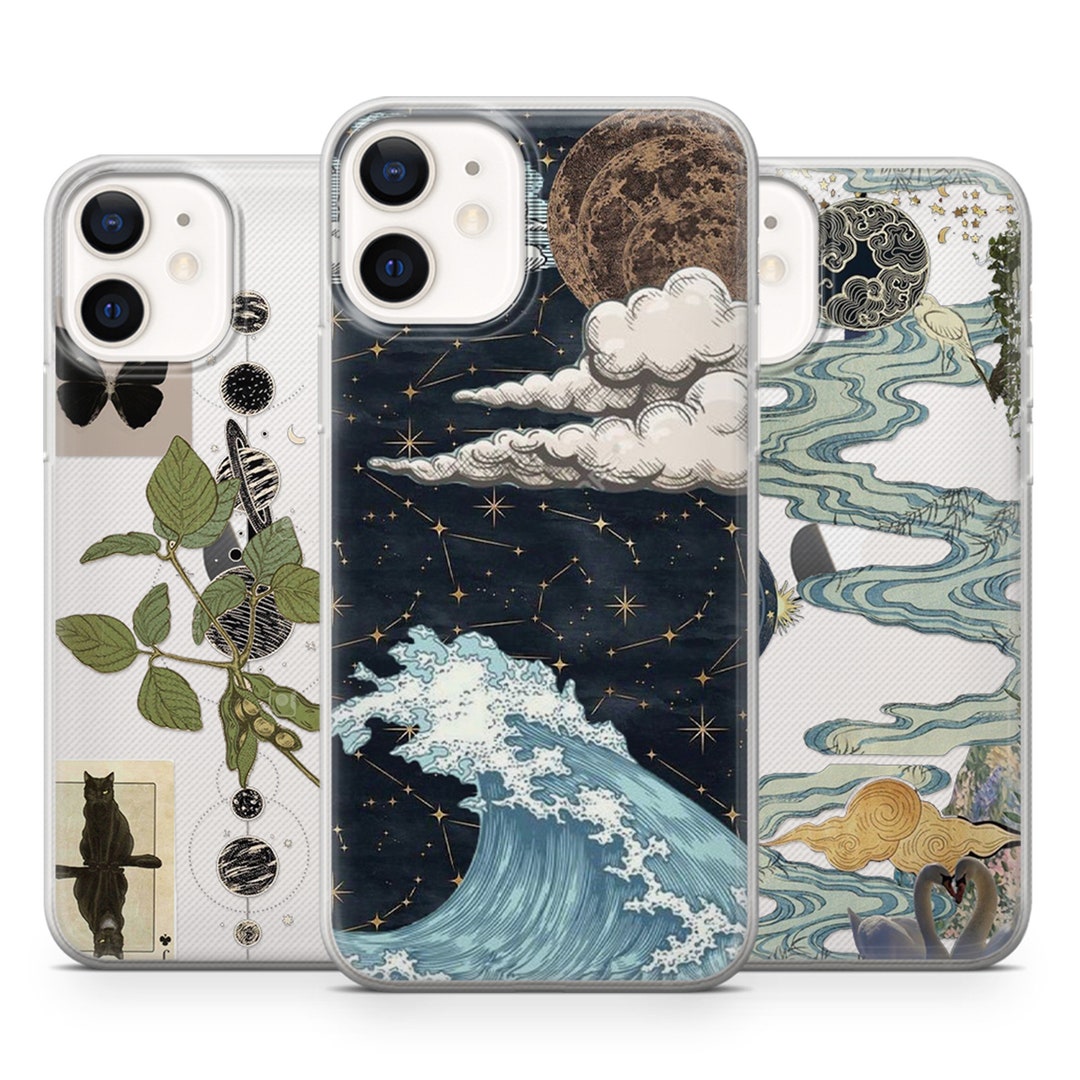 Mood Board Phone Case Tarot Witchy Astrology Cover for iPhone 14 13 12 ...