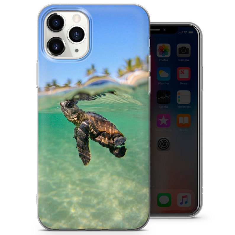 Sea Turtle Phone Case Ocean Cover for Iphone 14 13 12 11 X - Etsy
