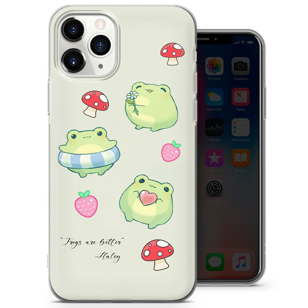 Frog Phone Case Cute Froggy Cover for iPhone 14 13 12 11 - Etsy