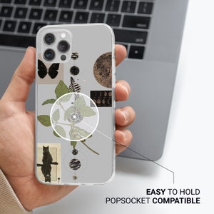 Mood Board Phone Case Tarot Witchy Astrology Cover for iPhone 14 13 12 ...