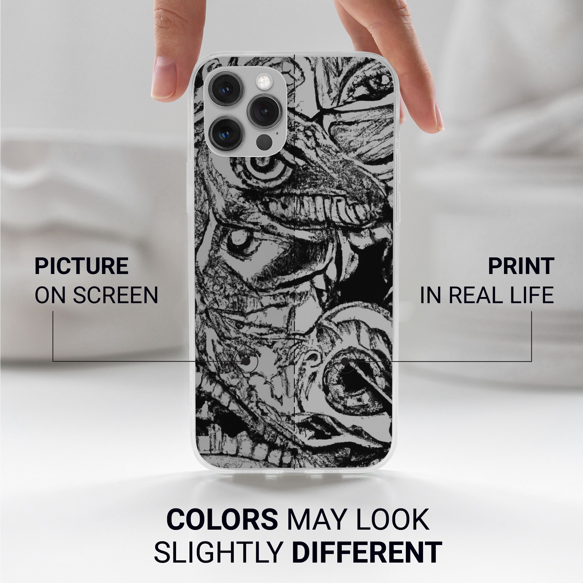 Gore Eyes Phone Case Creepy Cover for iPhone 15 14 13 12 11 X - Etsy