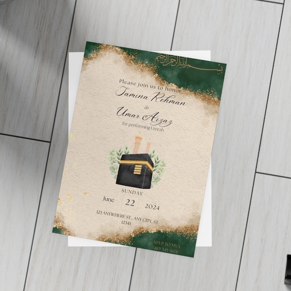 Umrah Invitation - Etsy
