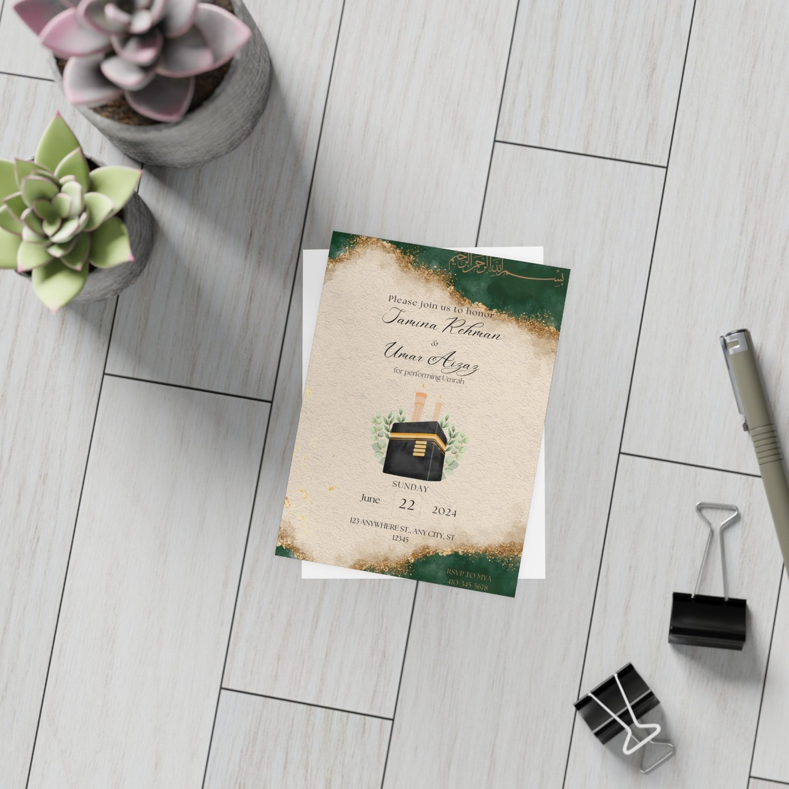 Umrah Party Invitation | Digital Download | Hajj Party | Umrah Gifts ...