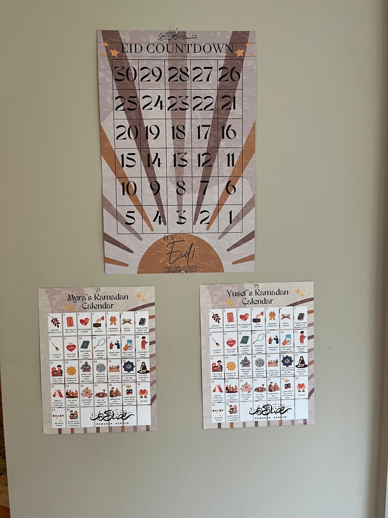 Ramadan Printable for Kids | Ramadan Calendar for Children | Toddler ...