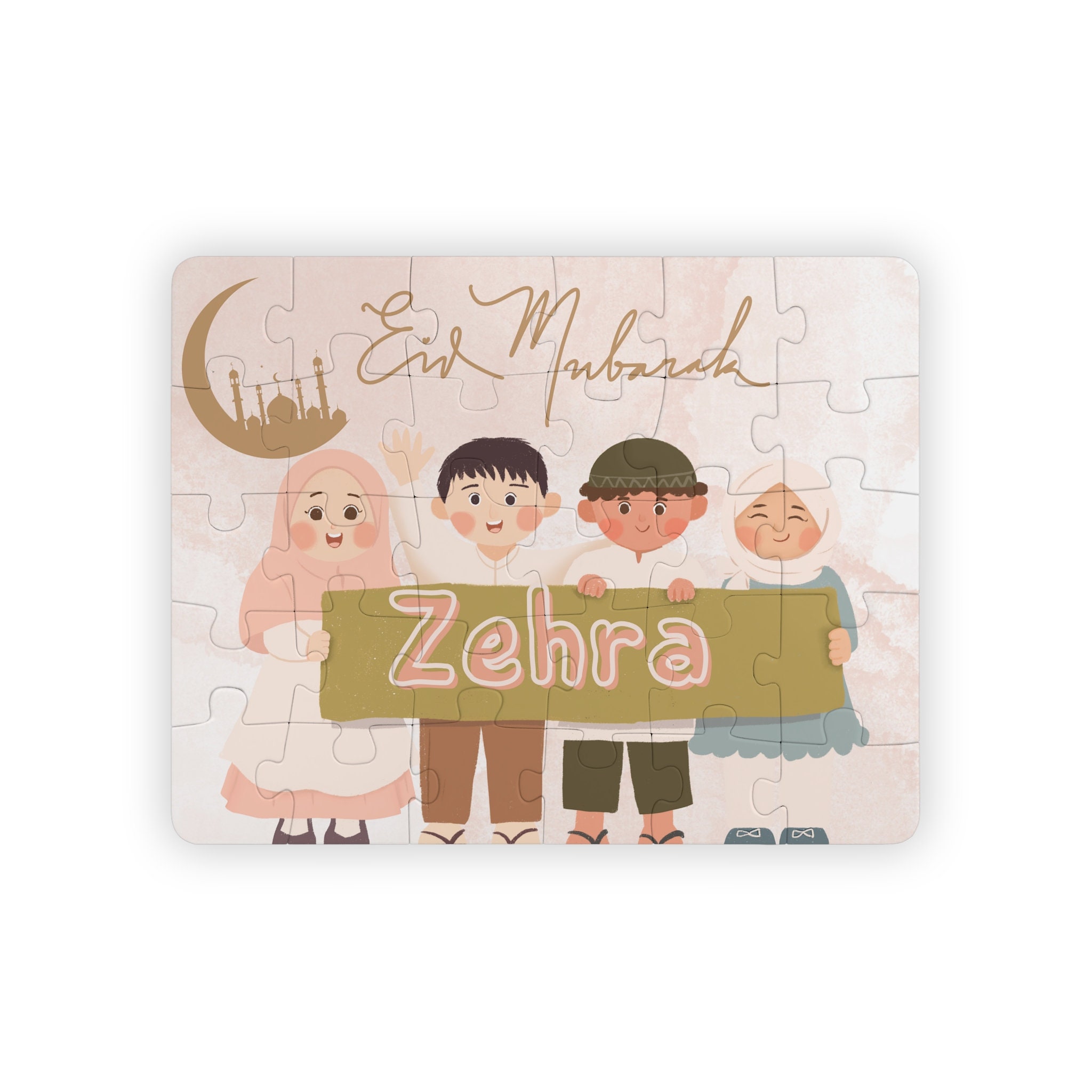 Eid Mubarak Puzzle | Kids Name Puzzle | Personalized Puzzle for Kids ...